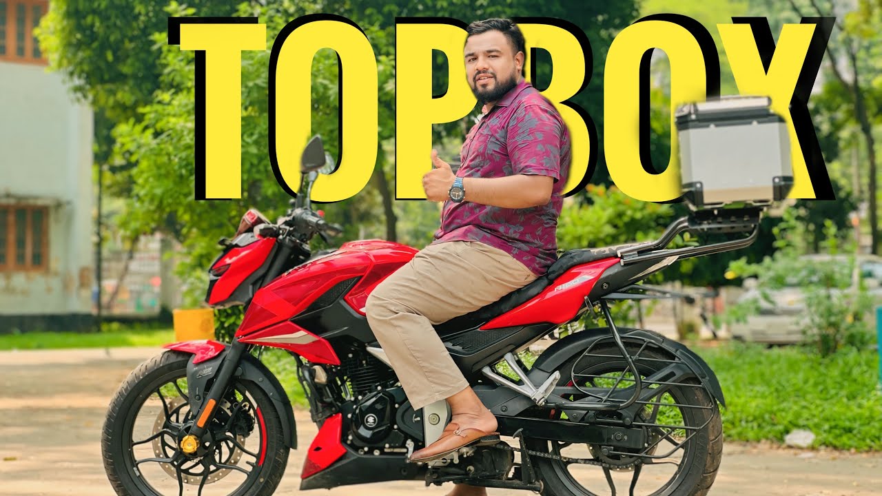Installing Top Box on my MUTINY (Bajaj Pulsar N160) - YouTube