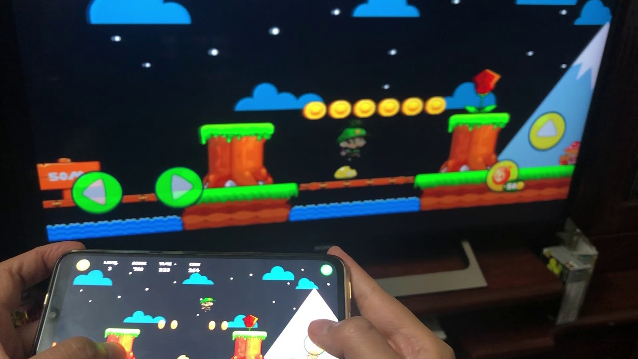 Screen Mirroring Game Demo 3 - YouTube