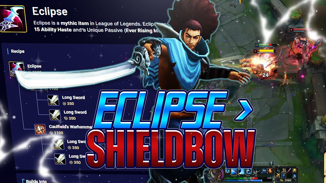 Unleash INSANE Damage with Yasuo: Eclipse vs Shieldbow - Which is the ...
