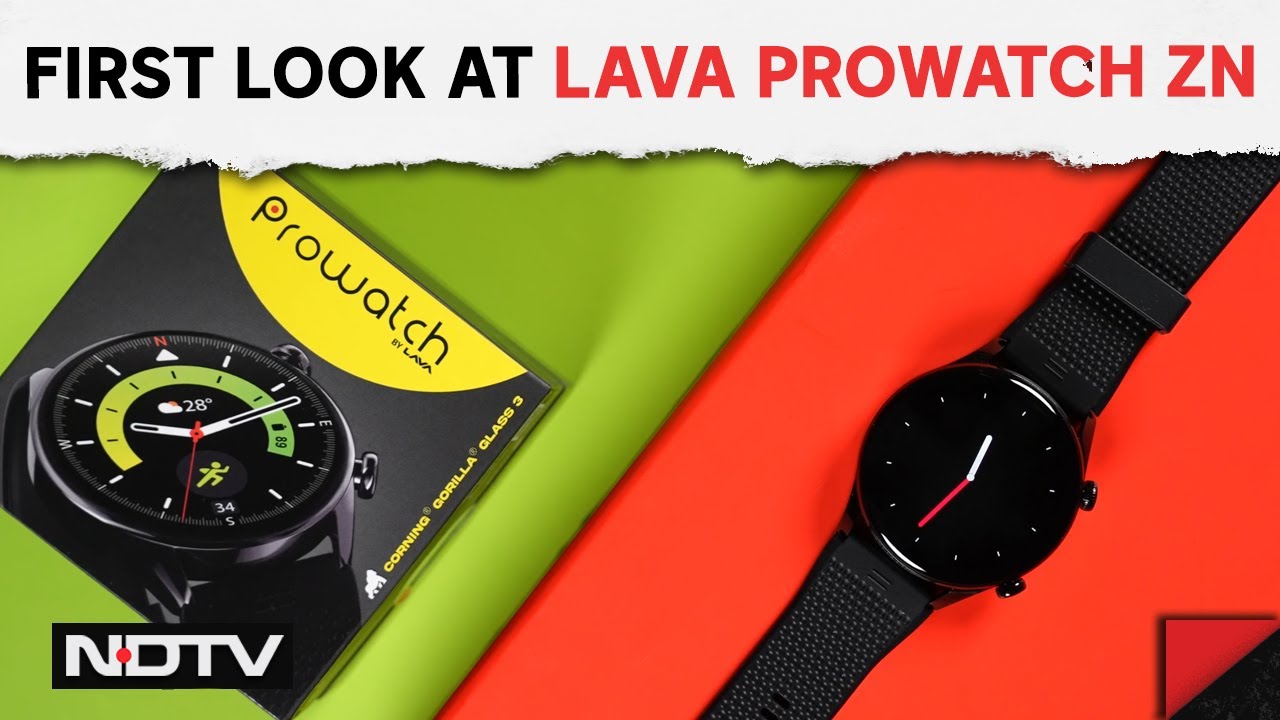 First Look At Lava ProWatch Zn: What Are The New Features - YouTube