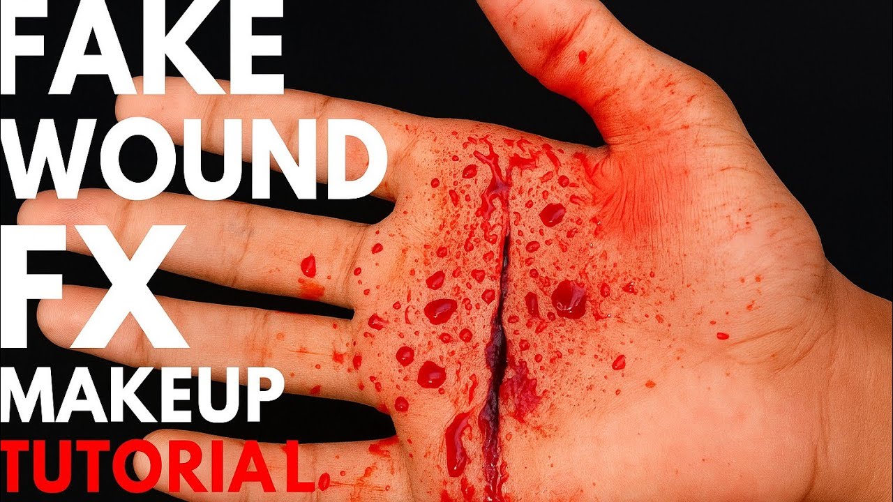 Realistic Hand Wound FX Makeup Tutorial | Easy SFX for Beginners - YouTube
