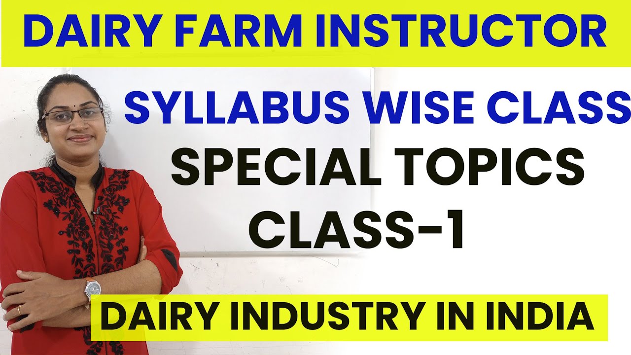 DAIRY FARM INSTRUCTOR SPECIAL TOPIC|DAIRY INDUSTRY IN INDIA|PSC DAIRY ...