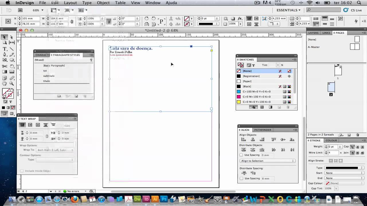 Sumário no indesign - YouTube