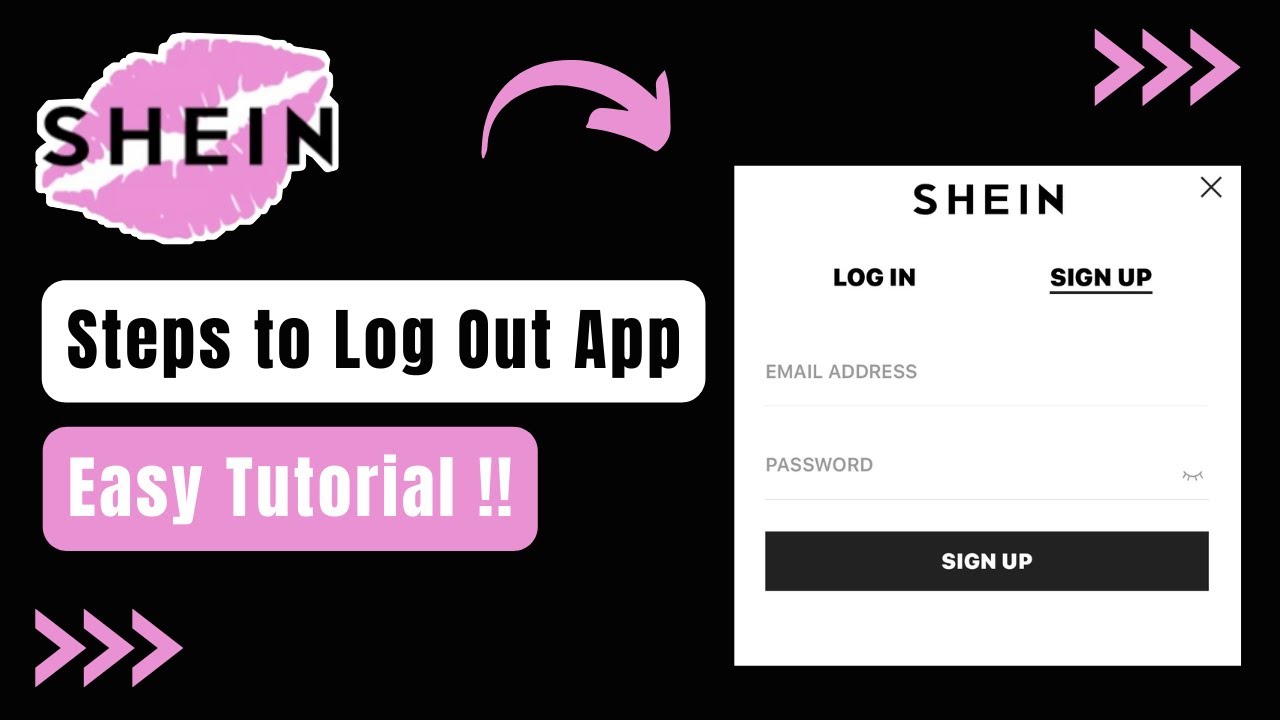 How to Log Out of Shein Account App ! - YouTube
