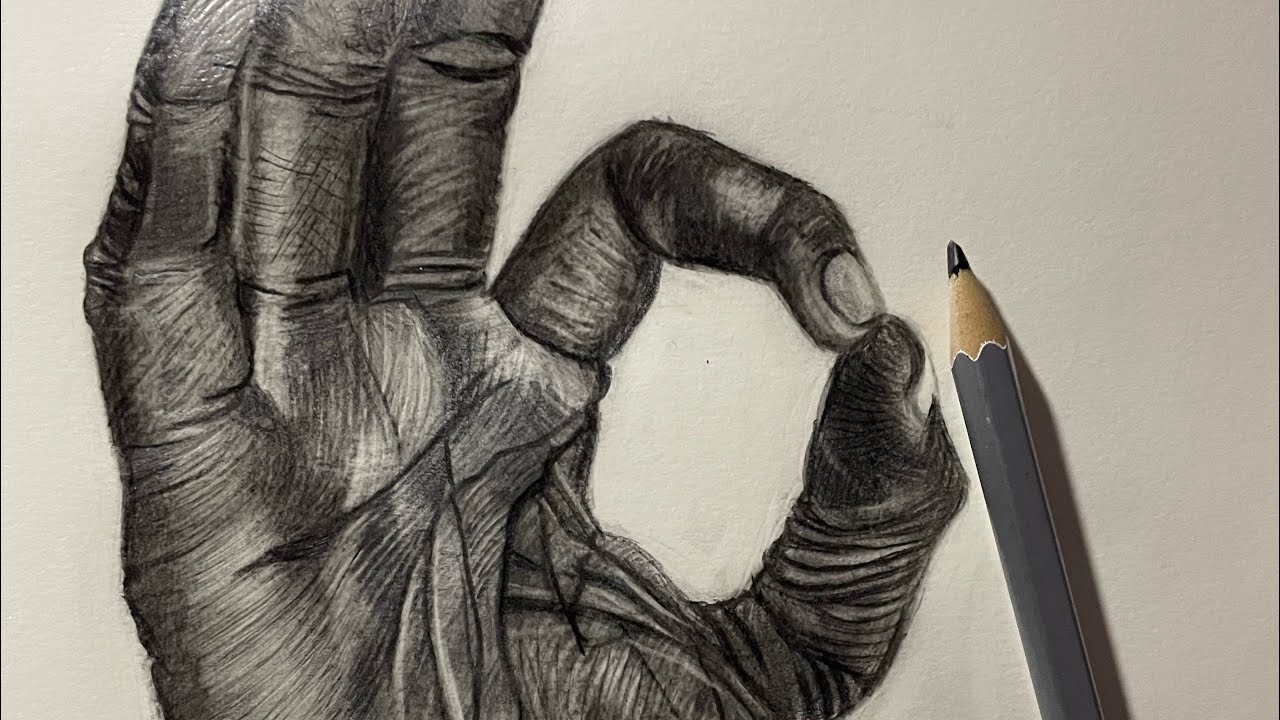 Hyper Realistic Hand Drawing with Artline pencil step by step tutorial video #pencildraw # ...