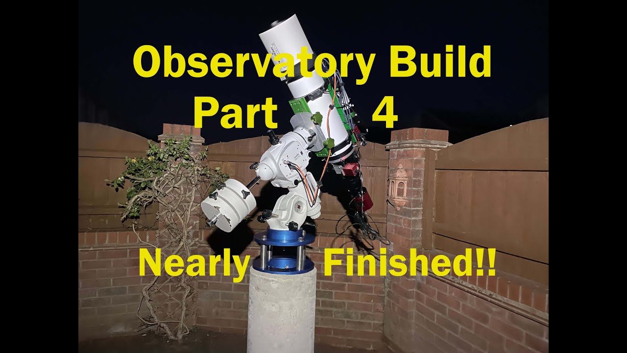 Observatory Build Part 4 Nearly Finished! - YouTube