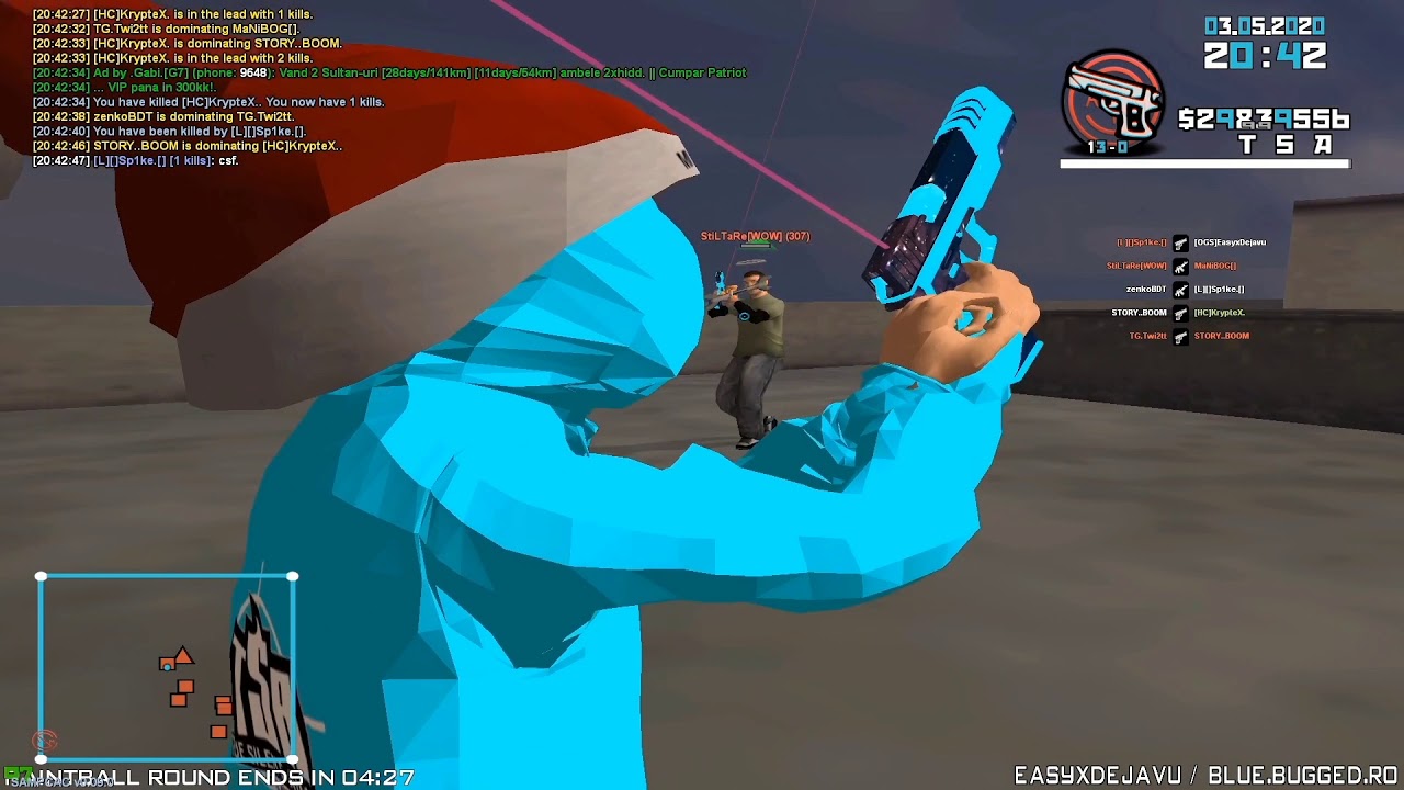 SAMP | Paint montage Blue.bugged.ro - YouTube