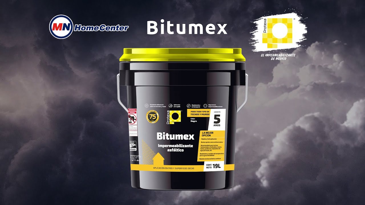 Protégete de las lluvias y el calor con Bitumex 5A - YouTube