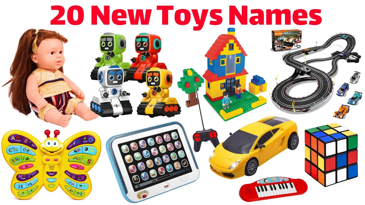 20 New Toys Names with Uses | Learn Toys Name in English | Kids ...