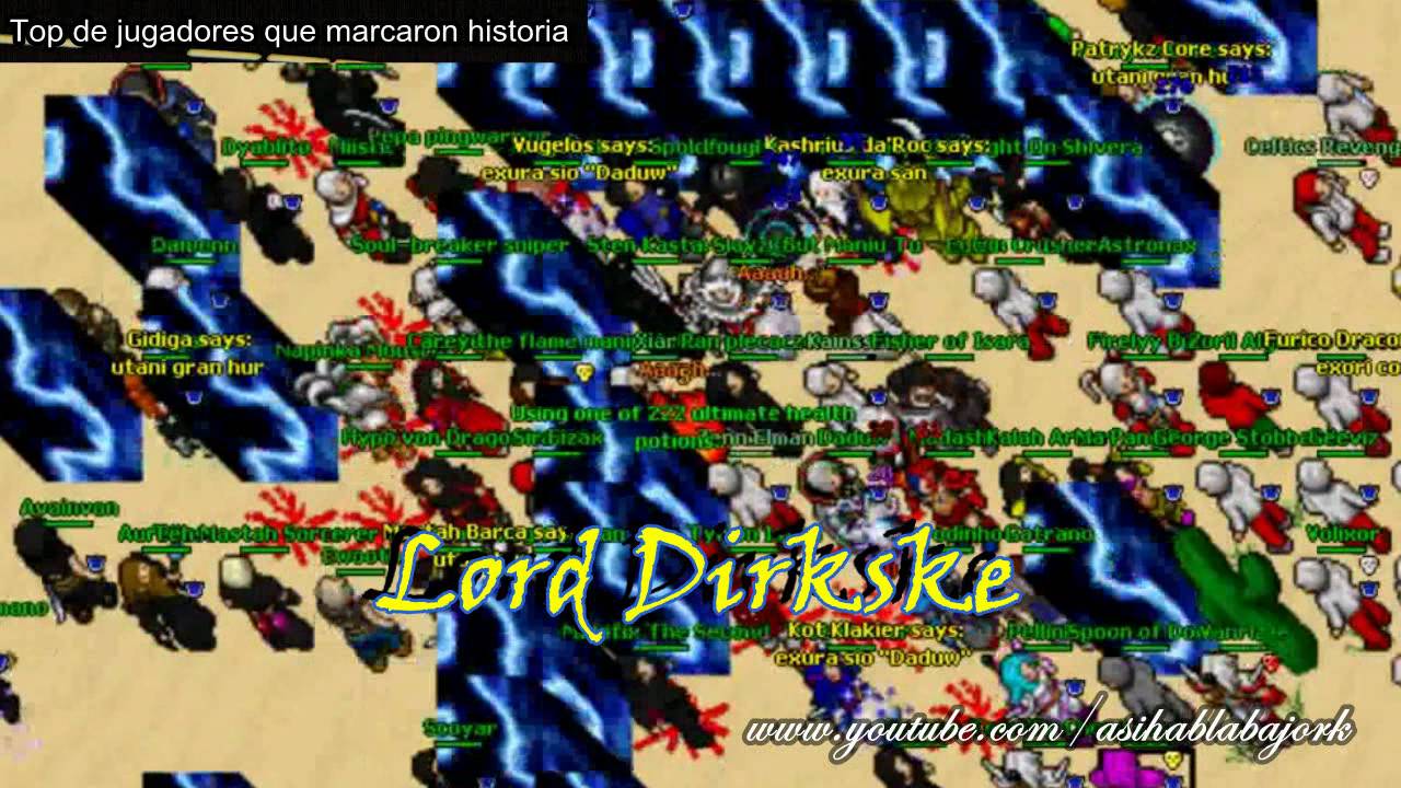 Tibia Top de jugadores que hicieron historia - YouTube