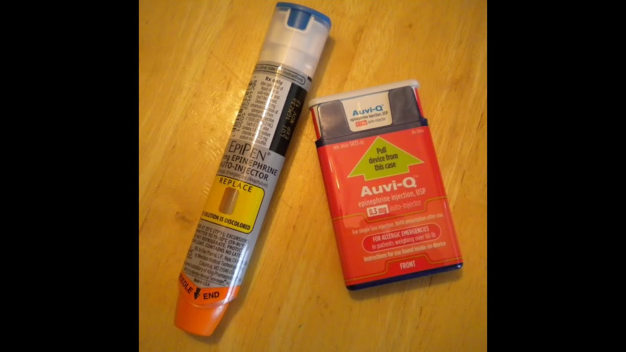 Epinephrine Injectors: EpiPen & Auvi-Q - YouTube