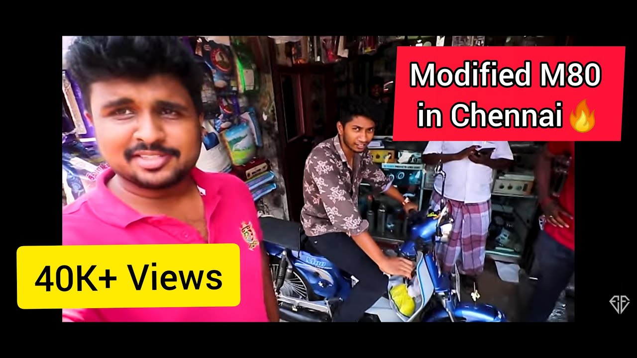 HEAVILY MODIFIED M80 IN CHENNAI🔥🔥 - YouTube