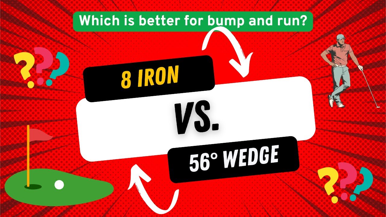 Short Game Tip - 8 iron vs 56° wedge for Bump and Run? #shortgametips # ...