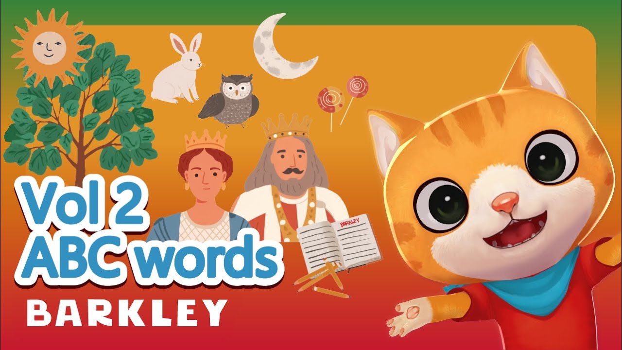 Barkley Words｜ABC Vol 2 – Learn English Vocabulary For Kids - YouTube