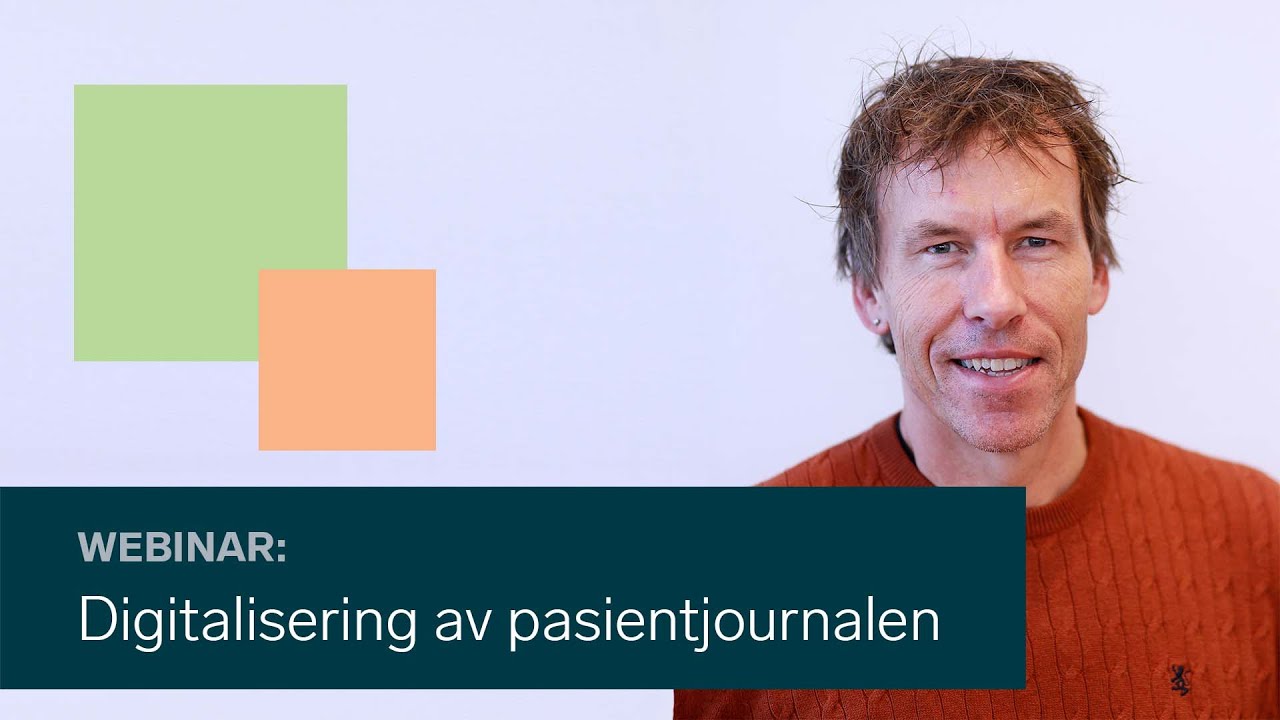 Digitalisering av pasientjournalen - YouTube