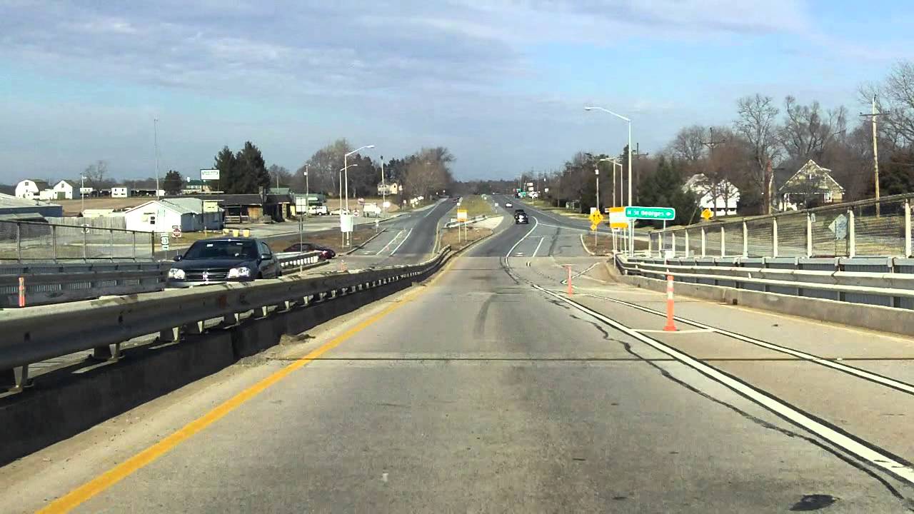 Dupont Highway (US 13 from DE 896 to DE 1) northbound - YouTube
