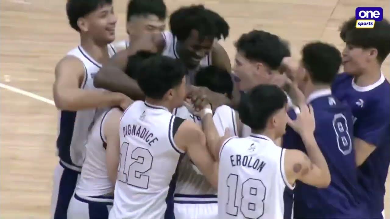 Joshua Yerro FIRES BUZZER-BEATER SHOT for AdU vs. NU 💥 | UAAP Season 87 Men's Basketball - YouTube