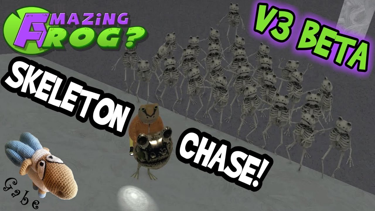 Amazing Frog - V3 Beta - Skeleton Chase - YouTube