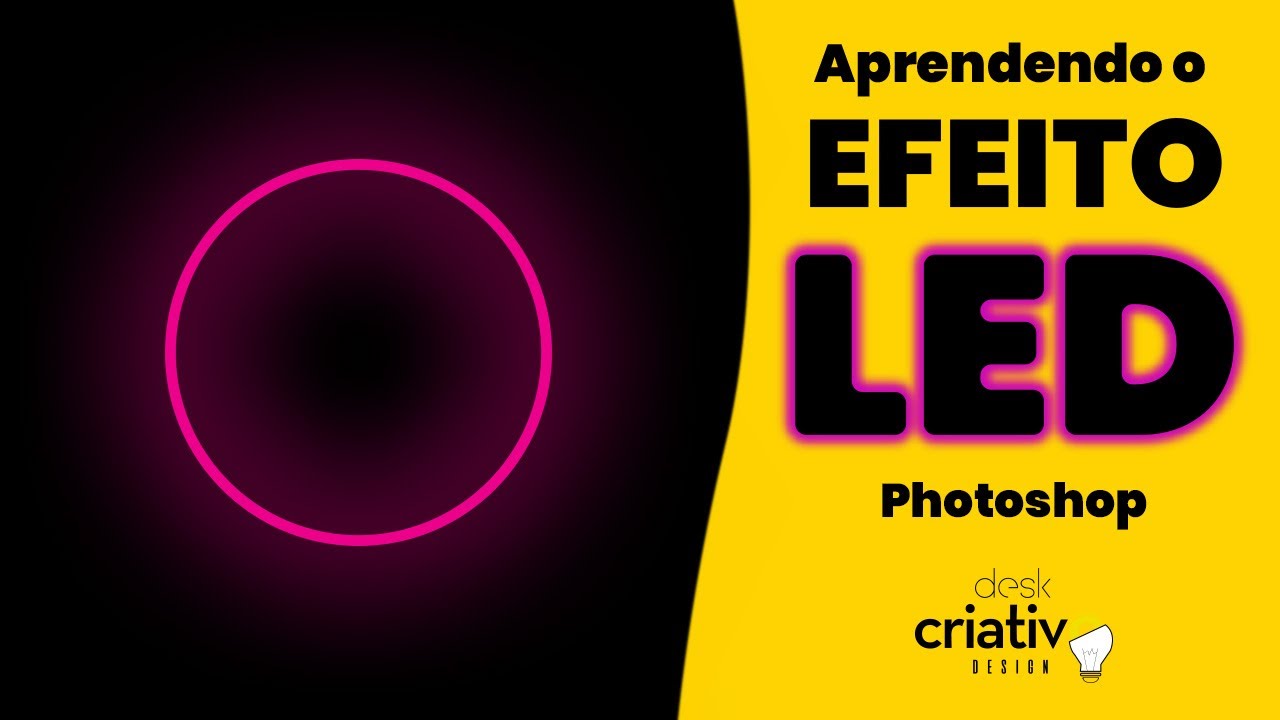 Adicionando efeito de LUZ DE LED (fácil) no PHOTOSHOP - YouTube