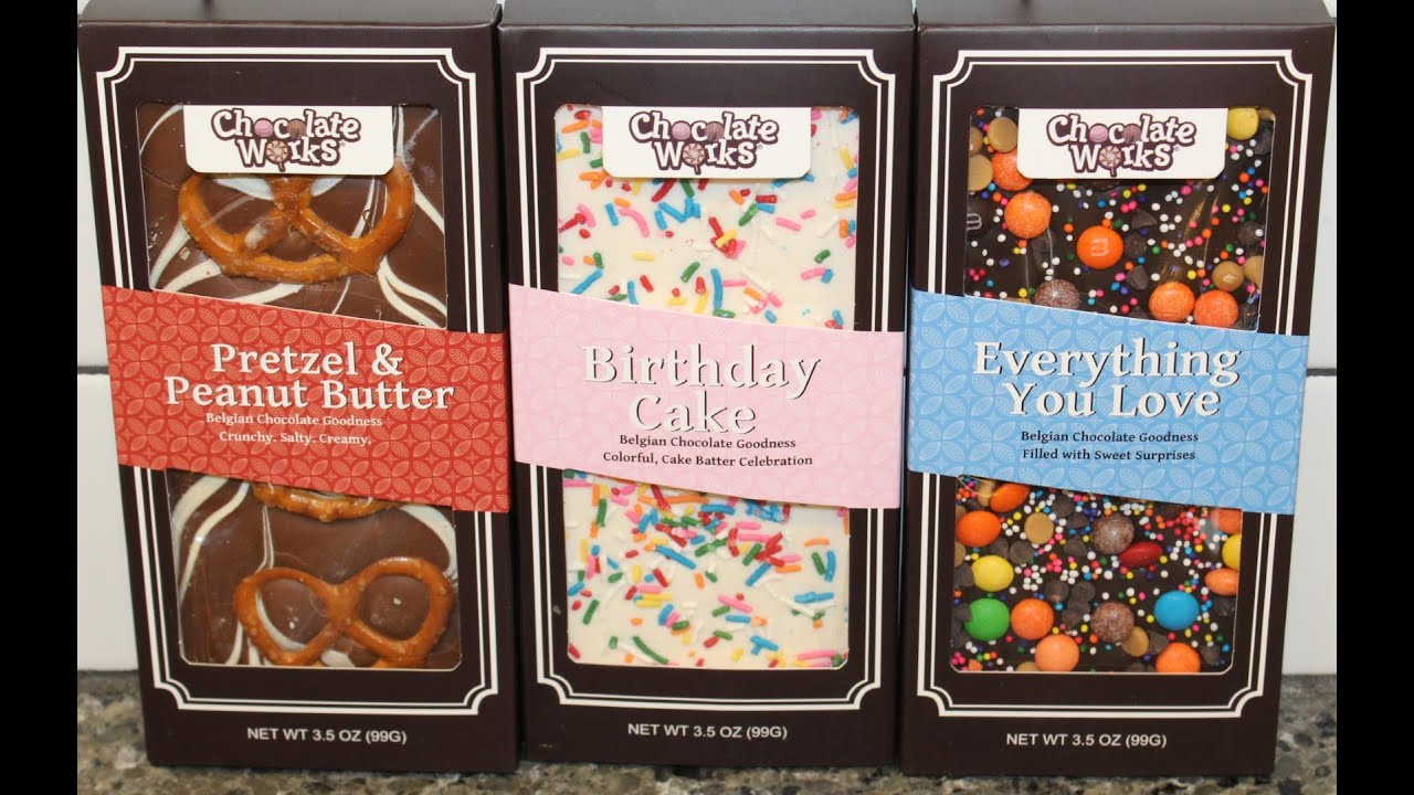 Chocolate Works: Pretzel & Peanut Butter, Birthday Cake and Everything ...