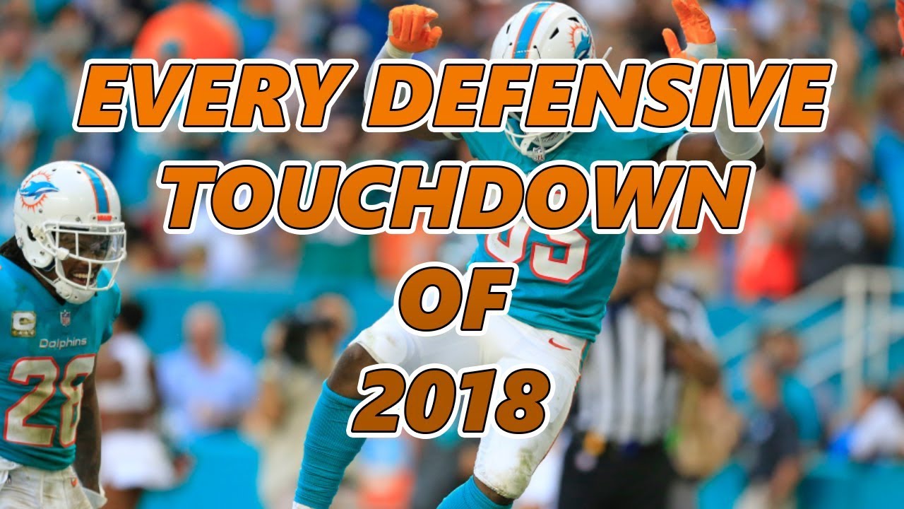Every Defensive Touchdown Of 2018! - YouTube