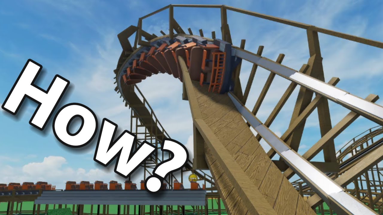 An inversion... on a Wooden coaster? - YouTube