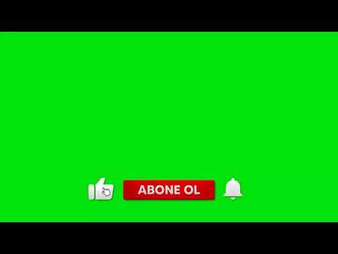 Efsane Green screen abone ol efekti