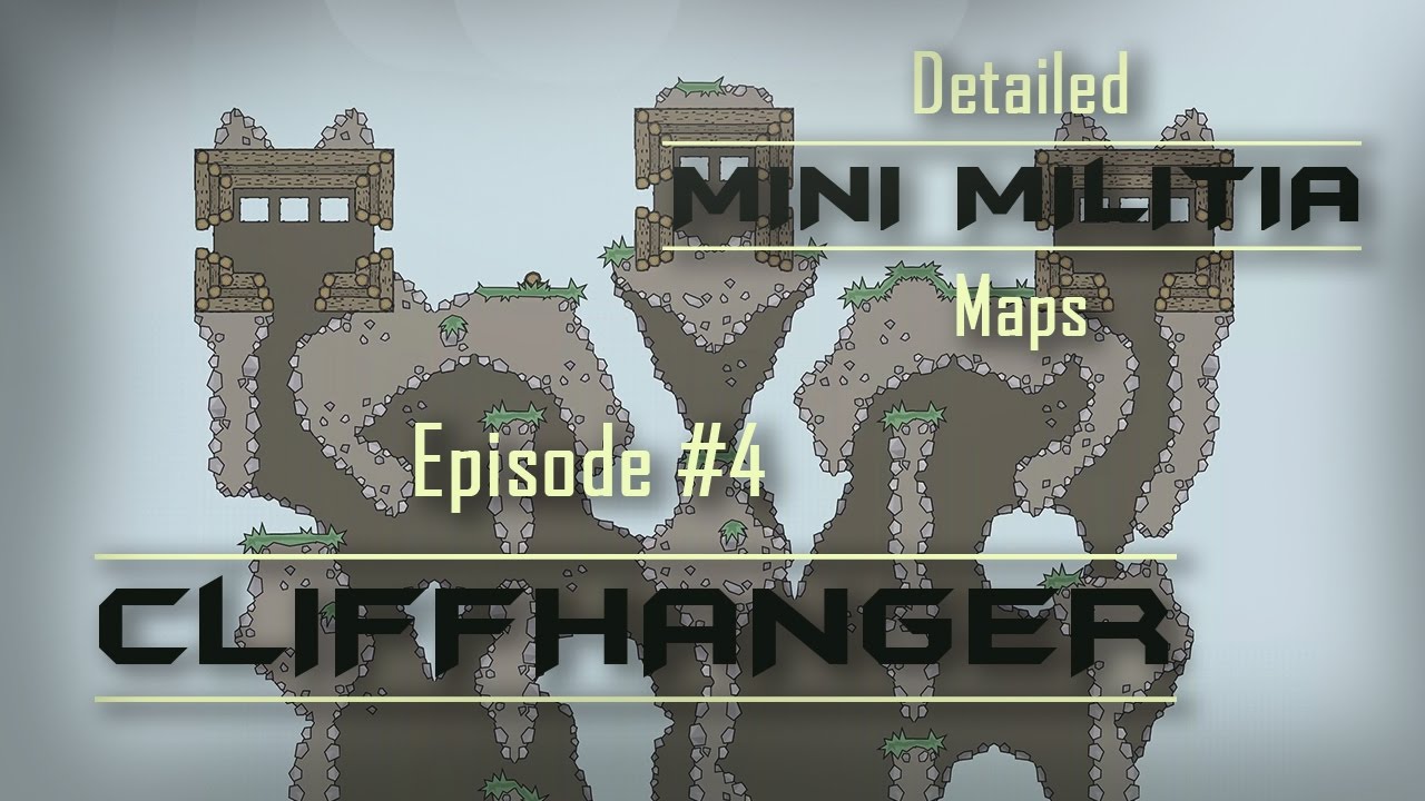 CLIFFHANGER : Mini Militia Detailed Map Videos - YouTube