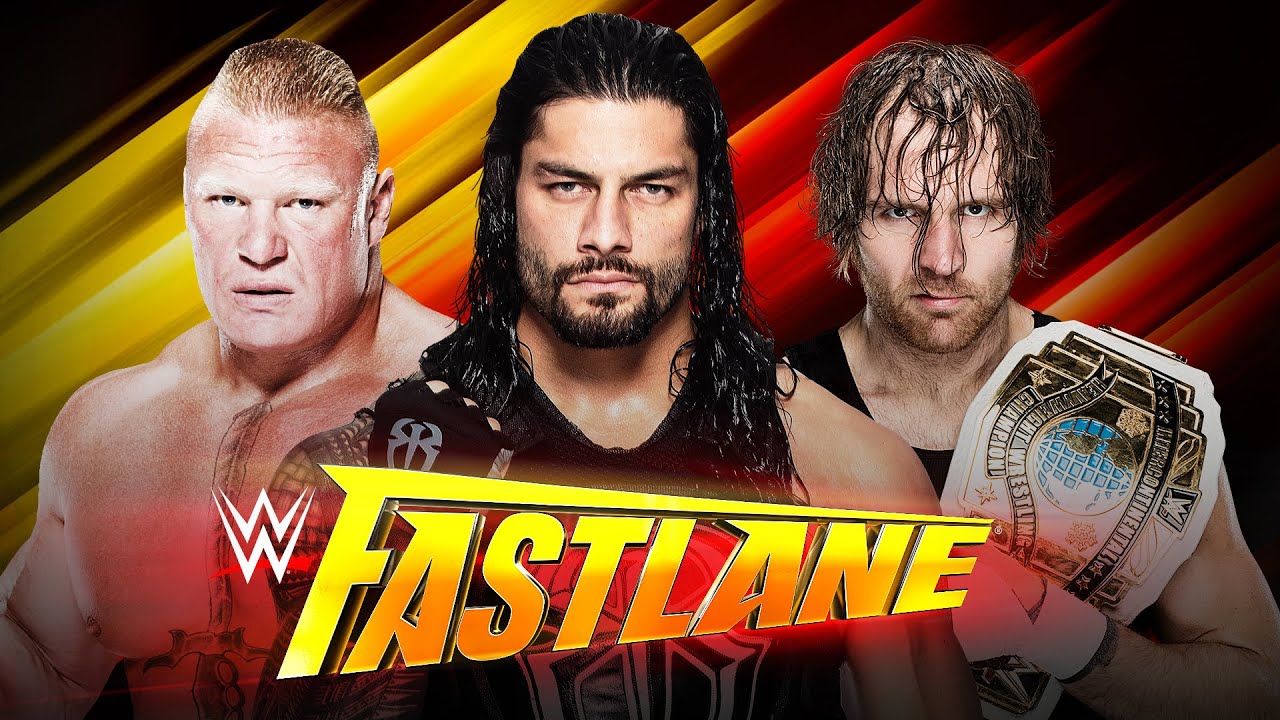 How To Make WWE Fast Lane 2016 Match Card - YouTube