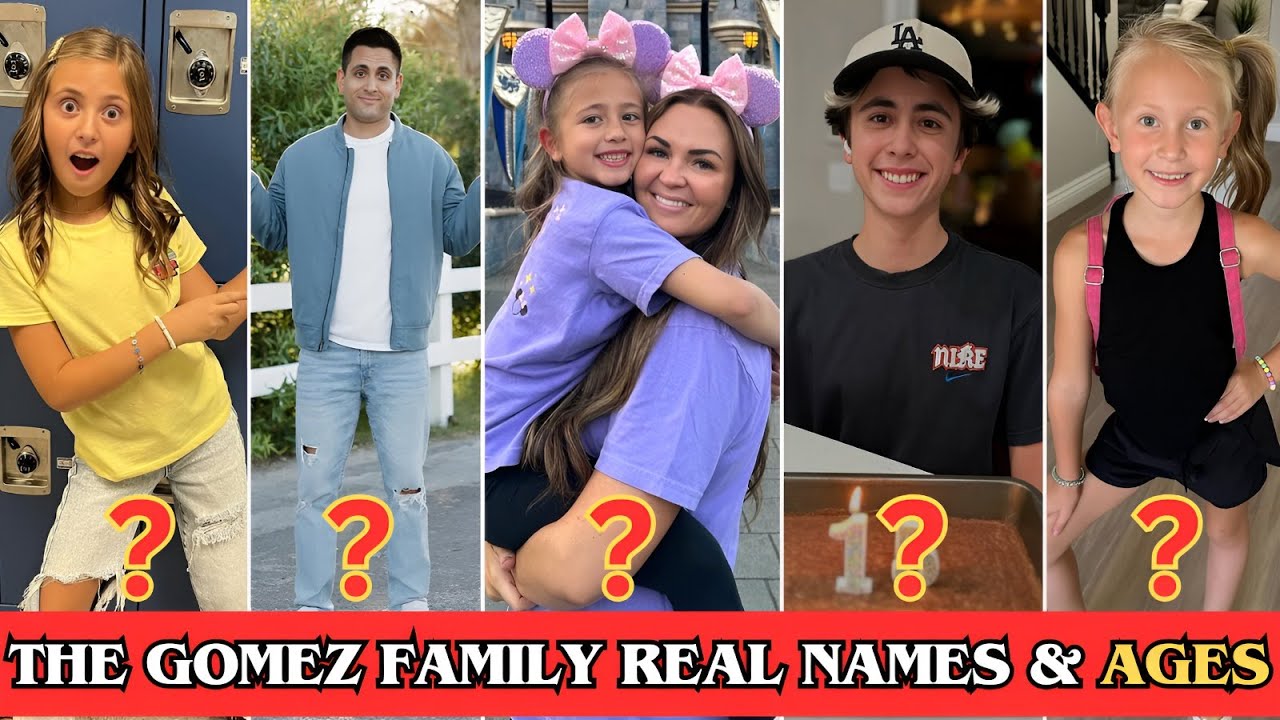 The GOmez Family Real Names & Ages May 2025 - YouTube