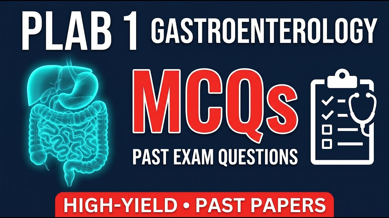 PLAB EXAM GASTROENTEROLOGY QUESTIONS YOU NEED TO KNOW - YouTube