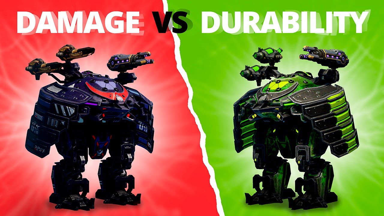 Damage vs Durability - my favorite builds for Revenant in War Robots ...