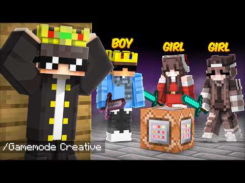 I Secretly Used 'CREATIVE MODE' To Take Revenge In Cuties SMP!