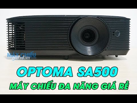 Đập hộp Máy chiếu Optoma SA500 đa năng giá rẻ Model mới 2018 tại VNPC ...