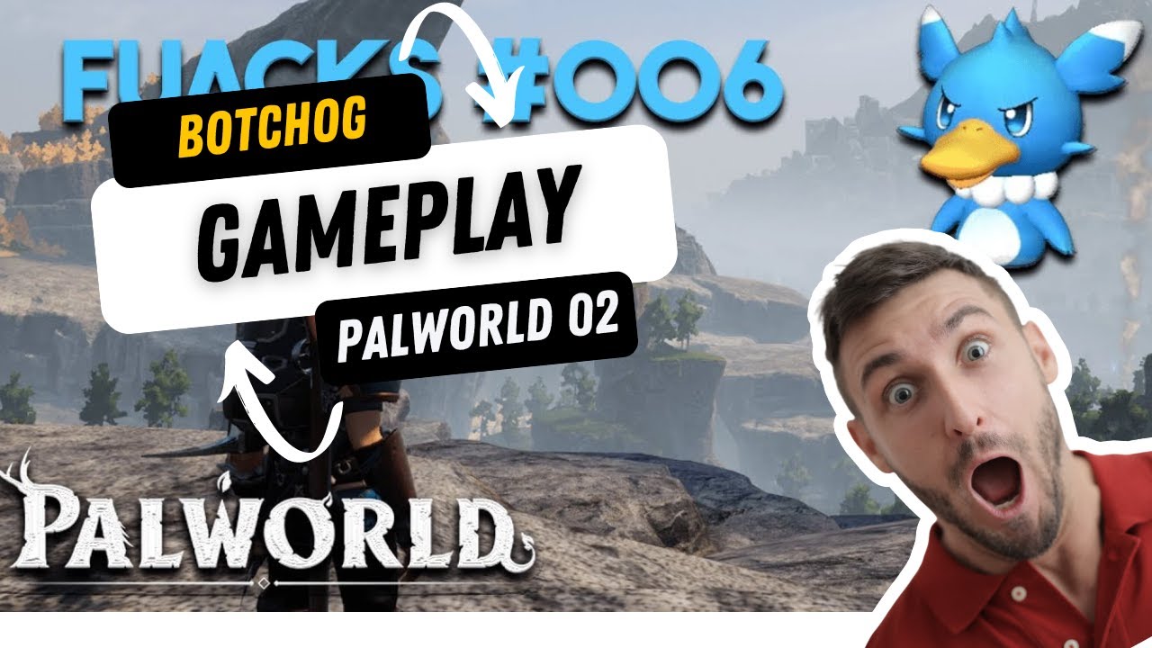 Botchog Palworld part 2 - Capturing Dios Mio the Fuacking Duck - YouTube