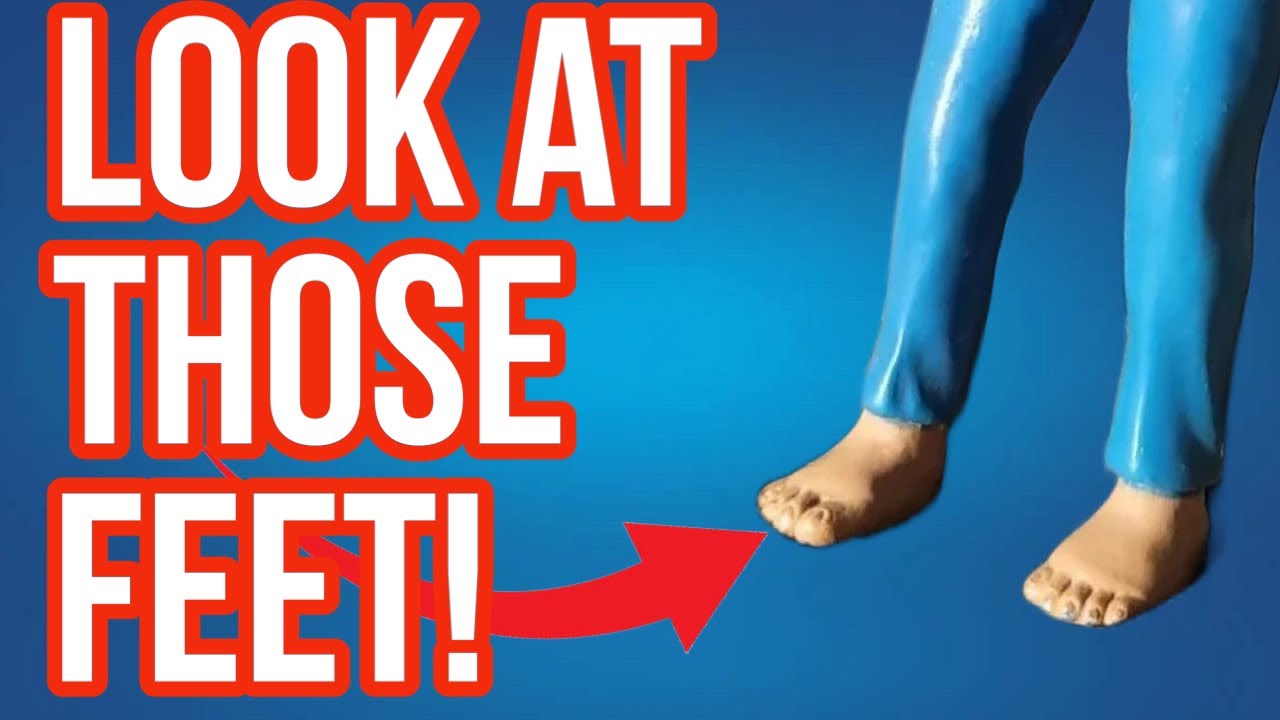 Weird Action Figure Feet! - YouTube