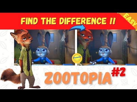 Spot the difference: Zootopia | Part 2. - YouTube