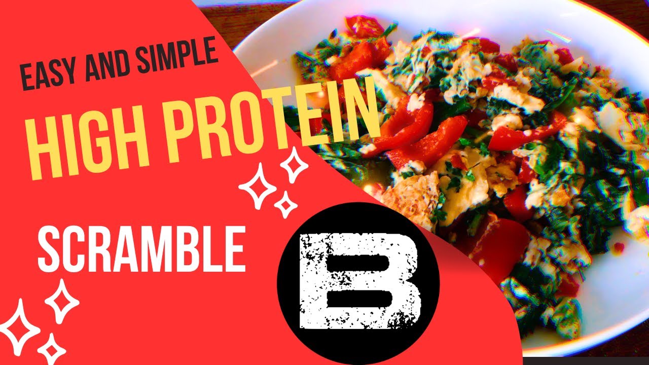 Add this Easy High Protein scramble recipe to your daily staples! - YouTube