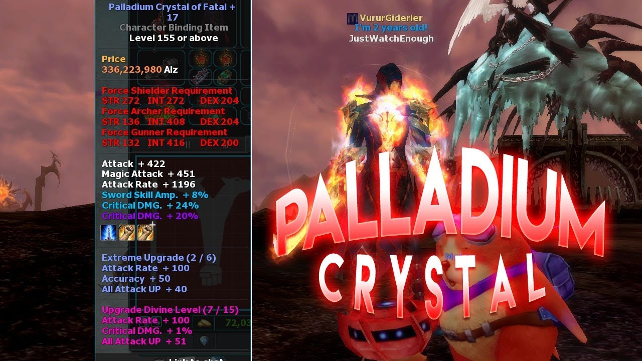 Cabal Online Palladium Crystal - YouTube