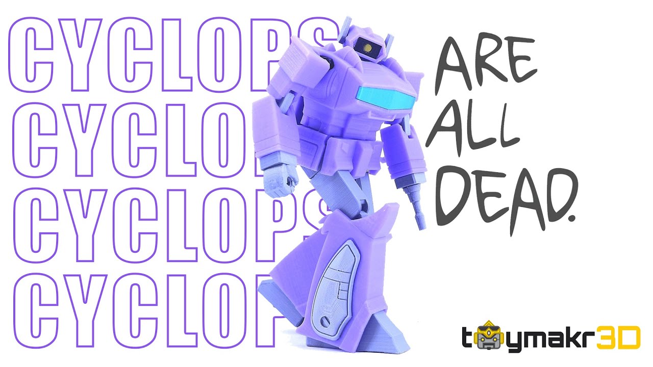 [ FREE STL FILES ] 3D Printed G1 Transformers Shockwave - YouTube