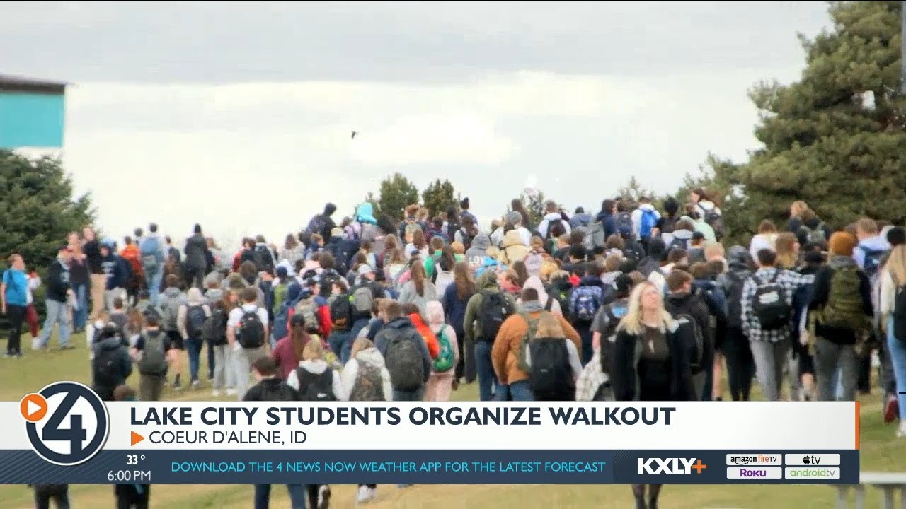 Lake City High School students walk out in response to levies failing ...