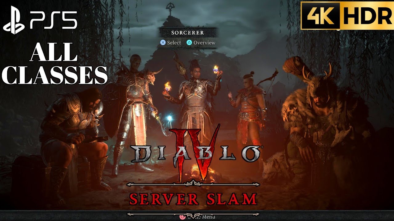 PS5 Diablo IV All Classes | Diablo 4 Server Slam All Classes | Diablo ...