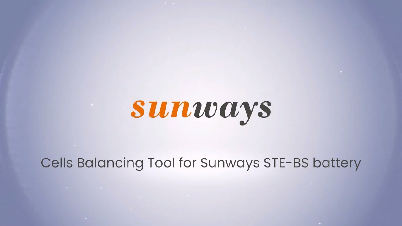 Cells Balancing Tool for Sunways STE-BS Battery - YouTube
