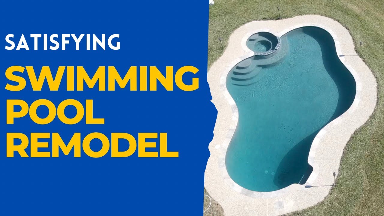 Satisfying Pool Remodel Time-lapse - YouTube