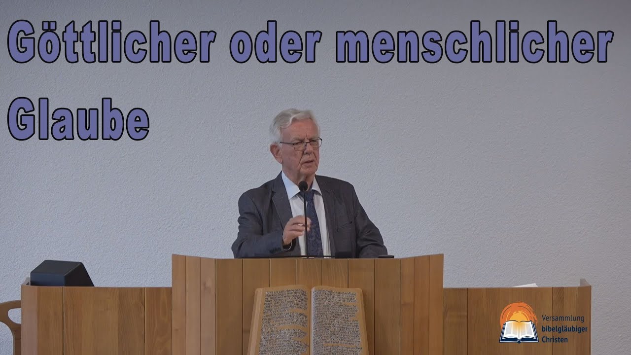 Divine or Human Faith | Gerd Rodewald | Bieselsberg - YouTube