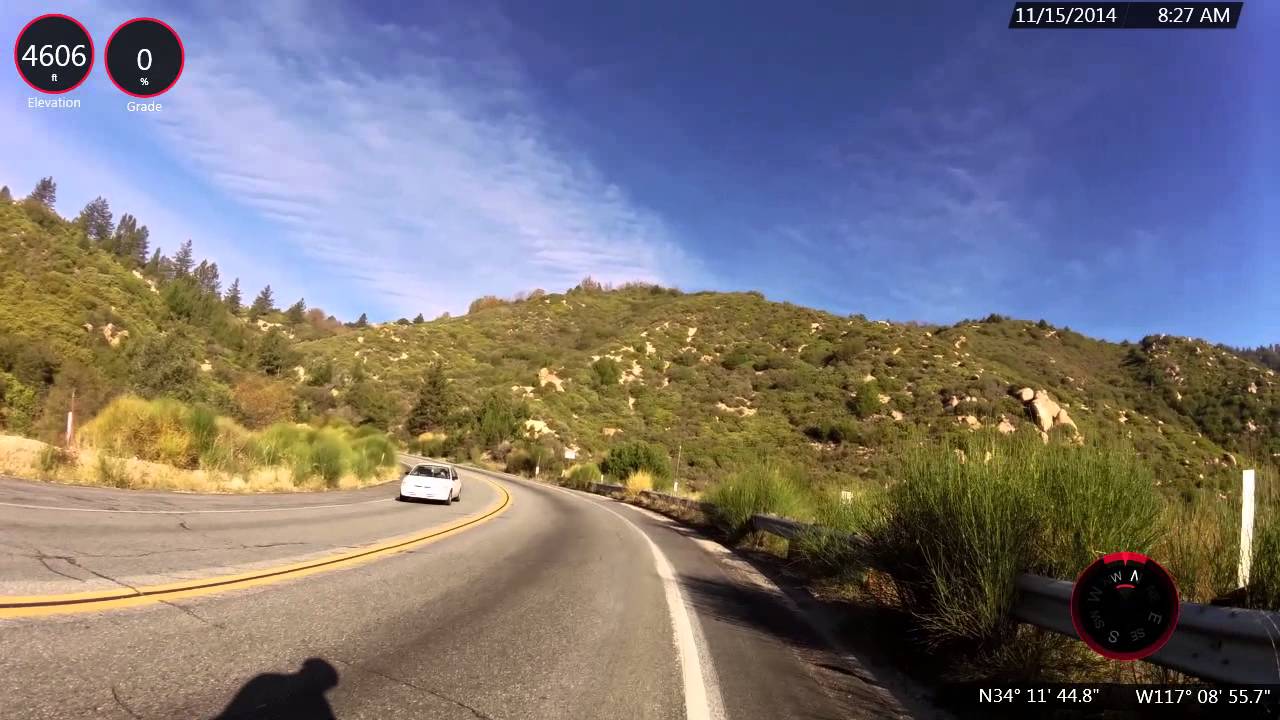 Hwy 330, Highland, CA miles 8-14 - YouTube