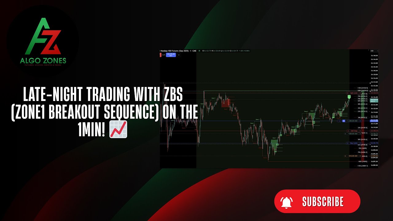 Late-night trading with ZBS (Zone1 Breakout Sequence) on the 1min! 📈 ...