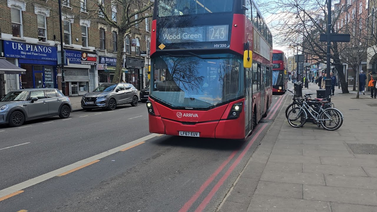 Unrefurbished: Arriva London Volvo B5LH Wright Gemini 3 HV350 LF67 EUV ...