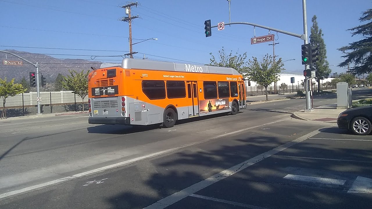 2015 LACMTA New Flyer XN40 3972 - YouTube