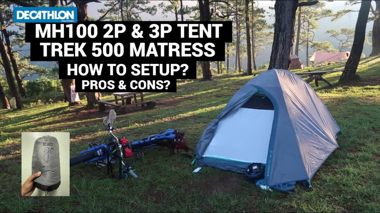 Decathlon Gear Review: MH100 2P/3P tent and Trek500 Auto-Inflatable ...